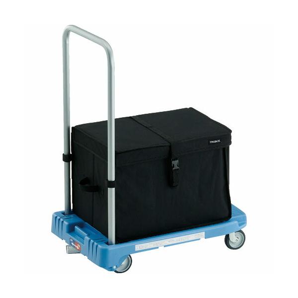 [特長]●荷物の運搬に便利な折りたたみ式収納ボックス付です。●φ75省音キャスター採用で音が静かです。●エラストマー樹脂車輪の採用で従来のゴム車輪と比較して反発性が高く軽く動き、タイヤ痕を軽減します。[仕様]●均等荷重(kg)：100●長さ...