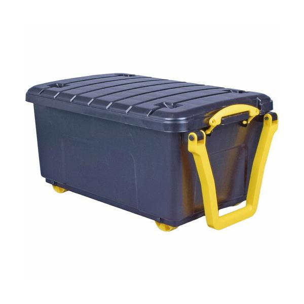 [特長]●非常に頑丈で壊れにくいイギリス製のキャスター付コンテナです。●ロック機構を備えたハンドルと移動に便利なロングハンドル付です。●フタをした状態で完璧なスタッキング（積み上げ）が可能です。[仕様]●容量(L)：18●色：ブラック●外形...