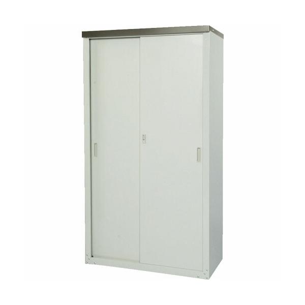 [特長]●軒下や小さなスペースでも有効に利用できる小型収納庫です。●掃除道具など、長尺収納も可能なハーフ棚板仕様です。[仕様]●間口(mm)：890●奥行(mm)：450●高さ(mm)：1620●色：ライトグレー●上部外寸(mm)間口：89...