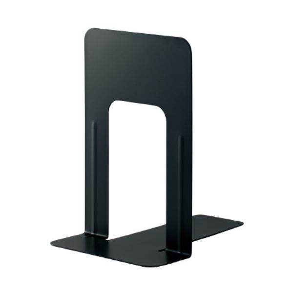 [特長]●データファイルなどの大型書類も十分支えられるブックエンドです。●大型タイプでしかも割安です。[仕様]●色：ブラック●幅(mm)：150●奥行(mm)：207●高さ(mm)：228[材質／仕上]●SPCC1B鋼板1.2mm厚(すべり...