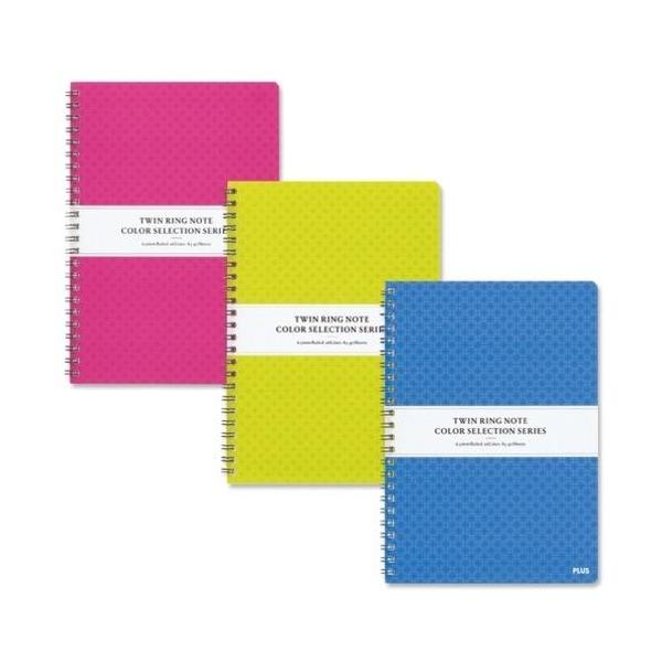 [特長]●鮮やかなカラーです。●丈夫なツインリングです。●きれいに切り取れるミシン目入です。[仕様]●用紙サイズ:A5●中紙(枚):40●縦(mm):210●横(mm):148●中紙坪量(g/[[M2]]):70●中紙紙厚(μm):90●罫...