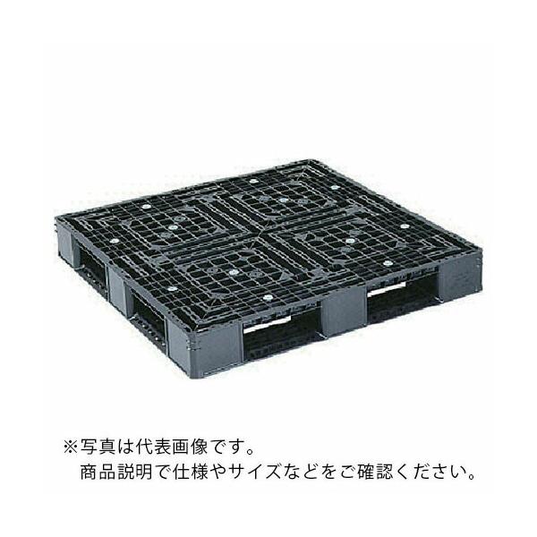 [特長]●上面・下面が別形状のパレットです。●パレット裏側は「田」の字構造となっています。●ハンドリフトが使用できるパレットです。[仕様]●最大動荷重(kg)：1000(平置き段積み限定)●最大静荷重(kg)：4000●色：ブラック●間口(...