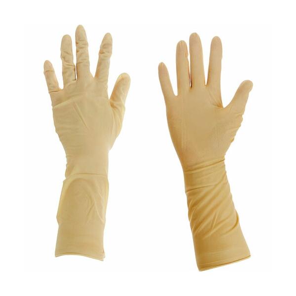 [特長]●クラス10対応の滅菌ラテックスグローブです。●1双（左右）毎にパウチ包装してあります。●ガンマー線滅菌は25-50KGyの吸収線量です。●全長30ｃｍのロングタイプです。●優れた強度、耐久性があります。[仕様]●サイズ：7.5イン...