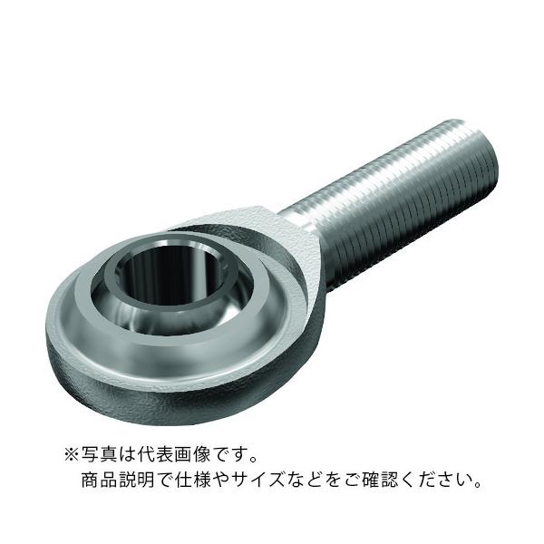 [特長]●軸受用鋼球と同等の精度と硬さの球面内輪を使用した球面滑り軸受です。●あそびのない極めてなめらかな回転、揺動運動が得られます。●無給油タイプです。[仕様]●ロッドエンド●無給油おねじ付タイプ●軸径(mm)：8●全幅(mm)：22●中...