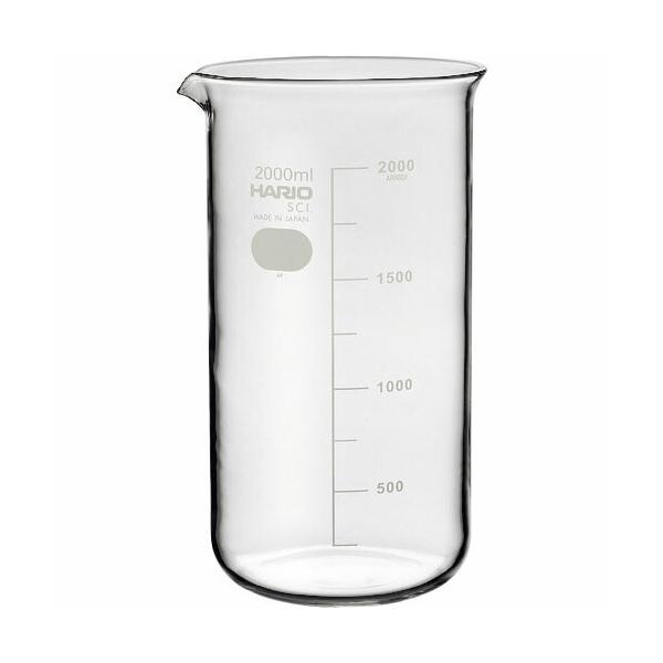 [特長]●背が高く細長い形状なので持ちやすく、加熱時の液体の吹きこぼれや蒸発を抑えます。●注ぎやすく液だれしにくい注ぎ口です。[仕様]●容量(ml)：2000●目盛間隔(ml)：250●外径(mm)：122●高さ(mm)：240●色：透明●...