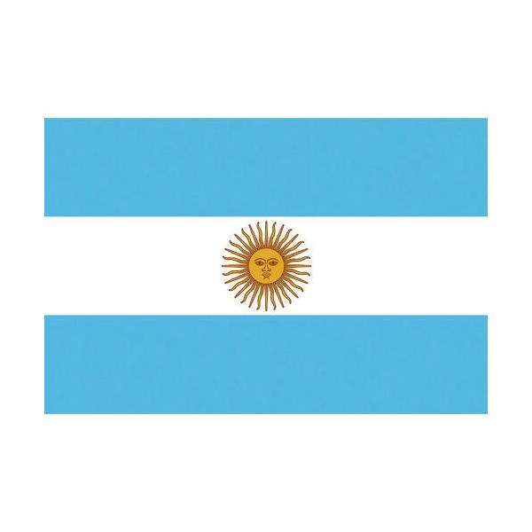 [特長]●ポリエステル100％でシワになりにくく、軽量で風に良くなびきます。●雨に濡れても乾きが早いです。[仕様]●表示内容：アルゼンチン●旗寸法縦×横(mm)：700×1050●レザーハトメ加工（取付ひも付）●四方ミシン縫製[材質／仕上]...