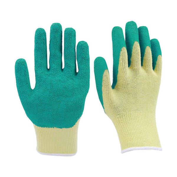 [特長]●皺寄せしたラテックスコーティングで快適なグリップと耐突性を誇ります。●２層に密に織られたアラミド繊維により驚異的な耐突性能を持ち、太い突起物から細い突起物まで対応します。●人間工学的にデザインされたフォルムで快適な着け心地です。[...