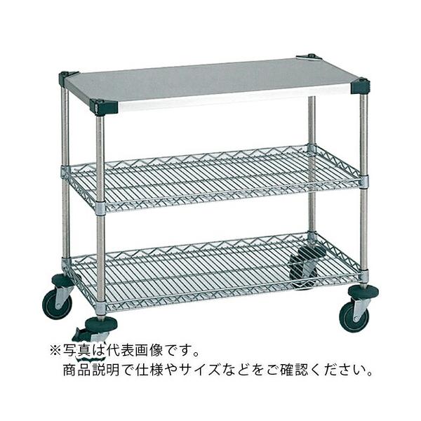 [特長]●可動性で安心の、物品の落下を防ぐレッジ付きカートです。●棚板四方に落下防止用のレッジ加工を施したサイドアップエレクターを使用することで、可動性と安全面を両立しました。●搬送時の思わぬ衝撃にも対処します。[仕様]●間口(mm)：12...