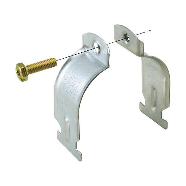 [特長]●ケーブル被覆の傷つけ防止に、クリップのフチを切り起してあります。[仕様]●高耐食性めっき鋼板(スーパーダイマ)[材質／仕上]●高耐食性めっき鋼板（スーパーダイマ）