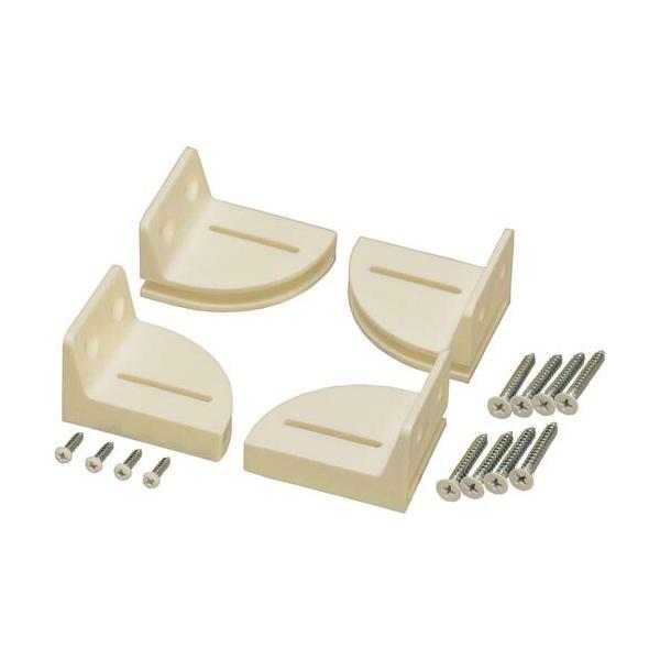 [特長]●ボードやメッシュパネルなどを柱などに固定します。●用途にあわせて色々と使用できます。[仕様]●幅(mm)：50●奥行(mm)：32●高さ(mm)：40●色：ホワイト●品名：パネル固定パーツ　コーナー用●縦(mm)：40●セット内容...