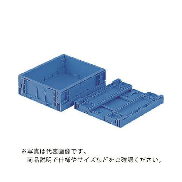 [特長]●長・短側面内倒れ式のオリコンです。●上枠が無い為、オリタタミ時の高さを抑える事ができ収納効率に大変優れています。●ダンボール容器からの切り替えやリターナブル容器として活躍しています。[仕様]●容量(L)：5.0●色：ブルー●外形寸...