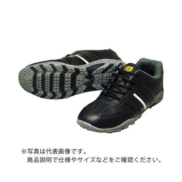 [特長]●ヒモの定番ジョギングシューズです。●アッパーは合皮タイプです。[仕様]●寸法(cm)：25.0●足幅サイズ：3E●色：ブラック×ブラック[材質／仕上]●アッパー:合成皮革　●ソール:合成底