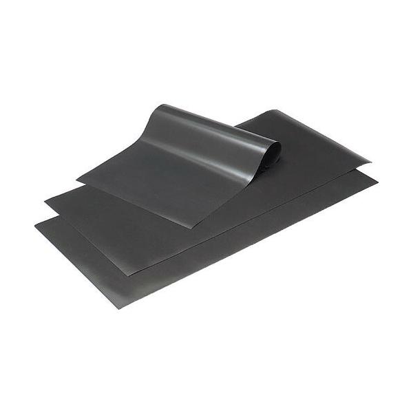 [特長]●超高硬度（つぶれにくい）で、超高摩擦係数（滑りにくい）素材です。●エネルギー吸収性に優れ、振動、衝撃を吸収します。●可塑剤を含まないため、他素材への汚染や物性低下が極めて少ないです。[仕様]●色：黒●厚さ(mm)：1●幅(mm)：...