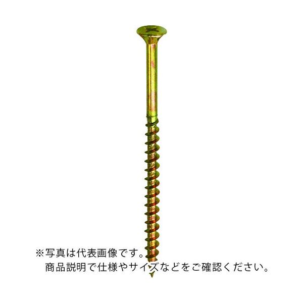 [特長]●頭部下のフレキ加工で木材を切削し、頭浮きを防ぎます。●軸が細く、先端足割れ加工のため木割れしにくいです。[仕様]●寸法(mm)d：3.8●全長(mm)：75●ねじ部長さ(mm)：54●タイプ：半ネジ●頭部径dk(mm)：7●パック...