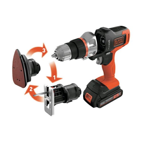 [特長]●3種類のヘッドで穴あけネジ締め・切る・磨くが可能な基本セットです。●D.I.Yの基本をこの一台で行えます。●バッテリー2.0Ahに増量しました。●LEDライト搭載で暗所でも作業が容易です。[仕様]●回転数(回/分)：0〜800●取...