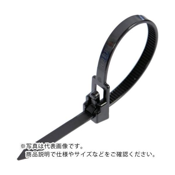 [特長]●結束後も挿入部の爪を押せばケーブルタイのゆるめが可能です。[仕様]●色：白●幅(mm)：3.6●長さ(mm)：100●厚さ(mm)：1.1●最大結束径(mm)：25●引張強度(N)：176.4●最小結束径(mm)：3●一度締めた後...