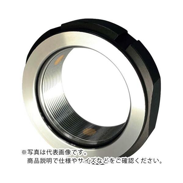 [特長]●相手側60度台形ネジに対して、セットスクリューを30度で締め付けることで、ロック力が増す構造となっており、且つ3分割(120度等配)の設計となっております。●尚、ねじ方向に対し、振れ精度が5μm以下の切削仕上げの高精度ロックナット...