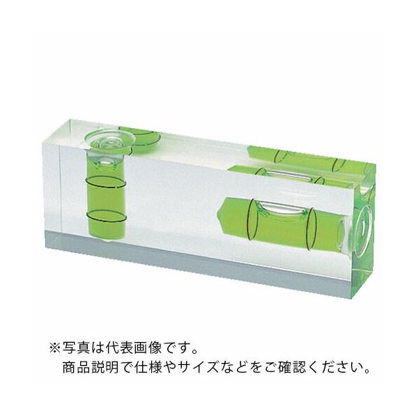 [特長]●持ち運びに便利なコンパクトサイズです。[仕様]●長さ(mm)：100●高さ(mm)：35●厚さ(mm)：15●マグネット：なし●精度：±2.5mm/m=±0.1433°以内●感度：0.5mm/m=0.0286°[材質／仕上]●本体...