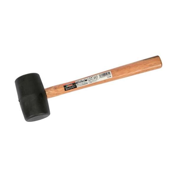 [特長]●頭部は良質のゴムで柄は軽くて丈夫で弾力性のある椎の木を使用しています。[仕様]●呼称(ポンド)：1●頭径(mm)：57●頭長(mm)：98●全長(mm)：330●呼称：1ポンド●頭部長さ(mm)：98[材質／仕上]●頭部:天然ゴム...