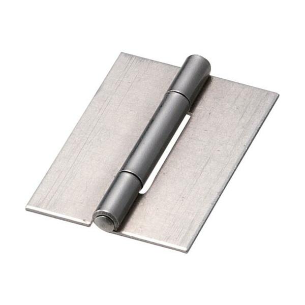 [特長]●溶接して取り付けるため取付穴のない蝶番です。[仕様]●全長(mm)：31.5●幅(mm)：22.0●厚さ(mm)：0.8●耐荷重(kg)2個使用時：1●取付方法：溶接タイプ●表面処理：生地仕上げ●軸径(mm)D2：3.8●開き角度...