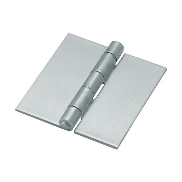 [仕様]●全長(mm)：76●幅(mm)：72●厚さ(mm)：2.5●D2(mm)：10●耐荷重(kg)2個使用時：20●表面処理：ヘアライン仕上げ●取付方法：溶接タイプ●開き角度:270°[材質／仕上]●ステンレス（SUS304）