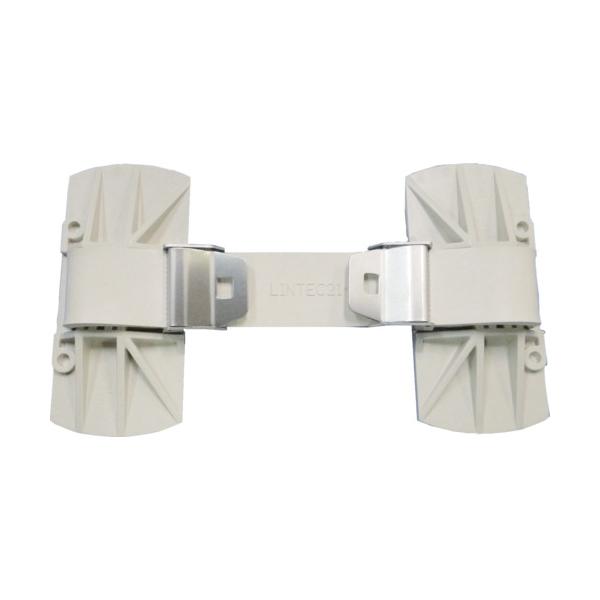 [特長]●ゴムベルトで衝撃を吸収しキャビネットの転倒を防止します。●凹凸のある壁紙（0.5mm以下）も対応可能です。●接着固定なので、キャビネットや壁面への穴あけ工事が不要です。●取付の際にキャビネットを動かす必要がありません。●ゴムベルト...