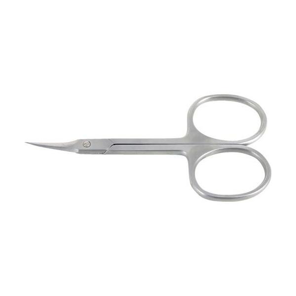 [特長]●極細刃で細かなものを精密にカットするのに最適な高精密ハサミです。●スイスで製造された高品質な精密ハサミです。[仕様]●刃長(mm)：18●刃厚(mm)：0.35●全長(mm)：87●先端形状：曲刃[材質／仕上]●ステンレス(SUS...