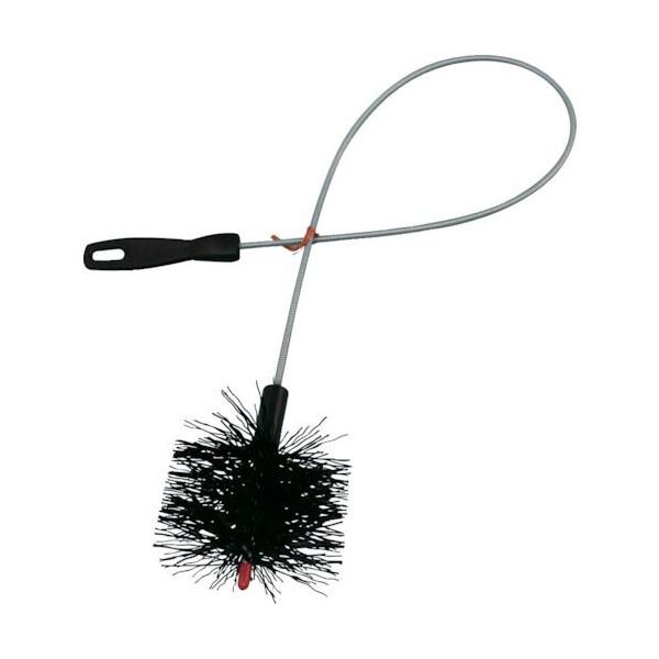 [特長]●容器底まで届くように設計されています。●お湯を使用しての洗浄で底についた残留汚れ、バクテリア、カビを落とします。●容器・用途によってブラシを選んでいただけます。[仕様]●色：黒●毛幅(mm)：105●毛丈(mm)：70●全長(mm...