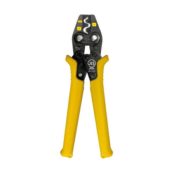 [特長]●電気工事技能試験必携工具です。●作業効率アップの両面カラーマーカー仕様です。●仮押え可能で、電線の差し込みがスムーズに行えます。●JIS C9711認証取得品です。●成形確認機構内蔵で圧着マークがくっきりするため、ミス防止になりま...