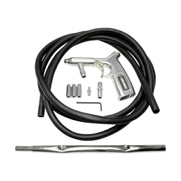 [特長]●塗装剥がし、下地処理、サビ取り、ガラス工芸品などの装飾などに使用できるサンドブラストガンです。●メディアを吸い上げる、負圧式のブラストガンです。●メディアを入れる容器などは、別途、用意してください。[仕様]●本体サイズ：L150×...