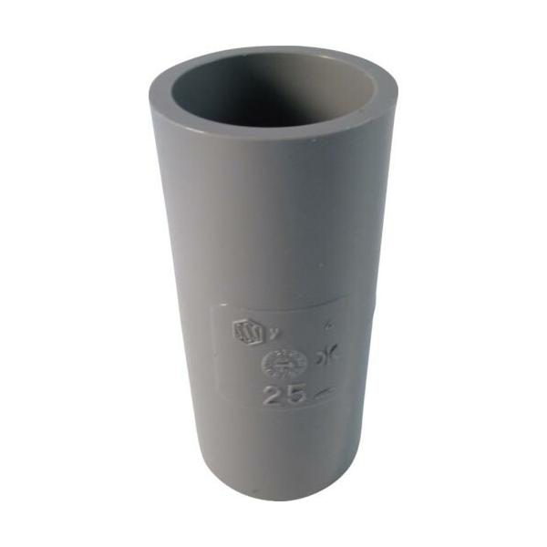 [特長]●硬質ポリ塩化ビニール樹脂から作られ、人体に無害で水に色や臭いがつきません。[仕様]●塩ビ管呼び径：25●寸法(mm)D：40●寸法(mm)L：87●使用温度範囲：5〜40℃●最高使用圧力：1.0MPa●JIS K6743規格[材質...