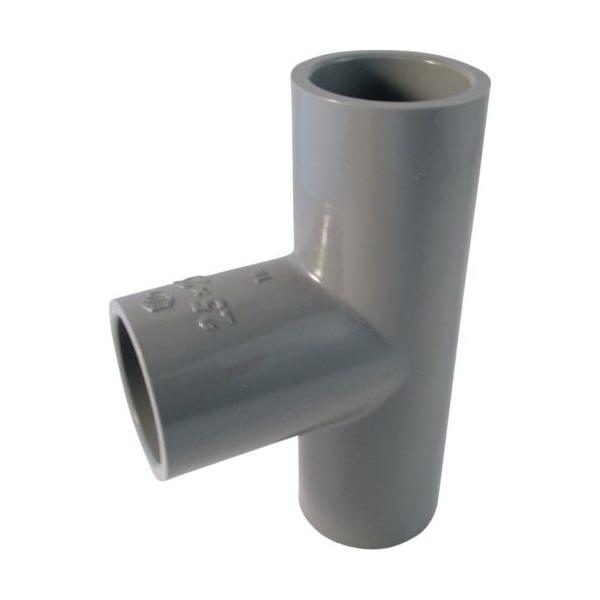 [特長]●硬質ポリ塩化ビニール樹脂から作られ、人体に無害で水に色や臭いがつきません。[仕様]●塩ビ管呼び径：25×25●寸法(mm)D：40●寸法(mm)D1：40●寸法(mm)H：58●寸法(mm)H1：58●使用温度範囲：5〜40℃●最...