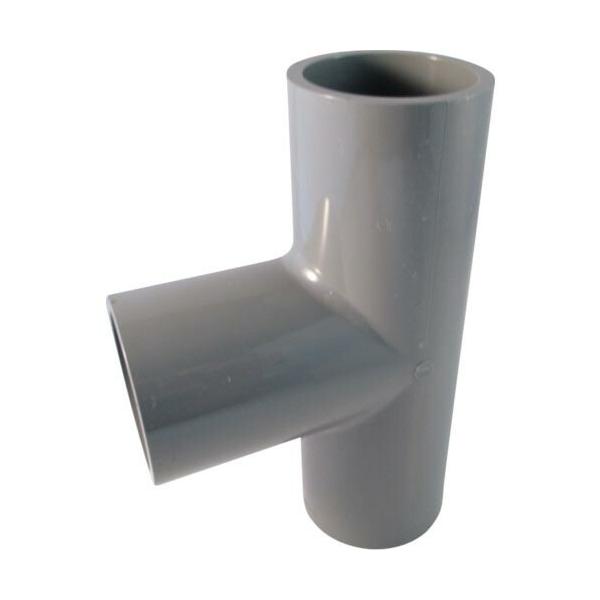 [特長]●硬質ポリ塩化ビニール樹脂から作られ、人体に無害で水に色や臭いがつきません。[仕様]●塩ビ管呼び径：40×40●寸法(mm)D：57●寸法(mm)D1：57●寸法(mm)H：82●寸法(mm)H1：82●使用温度範囲：5〜40℃●最...