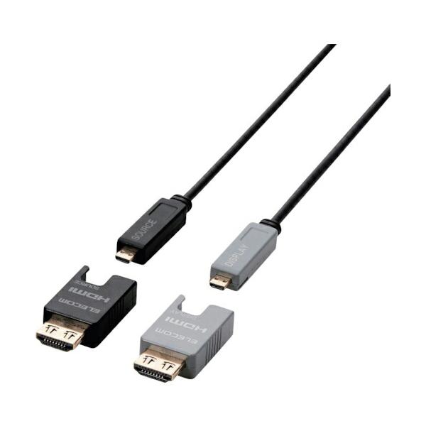 [特長]●4K（60P）に対応した、ハイブリッド構造のHDMIケーブルです。●脱着可能な変換コネクタ（HDMI D to A）と引込み用サポーターで細い配管への施工をサポートします。●配線の一部に採用した光ファイバーにより、長距離でも安定し...