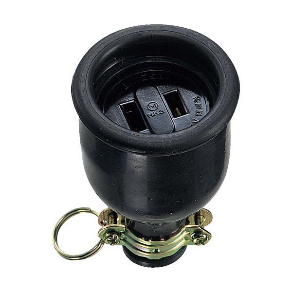 [特長]●弾力性、耐候性の良いゴムのため、耐衝撃性に優れています。●ケーブル・コード挿入孔に薄いゴム被膜があるので、ケーブル・コードの挿入も容易です。[仕様]●定格：2P15A125V●適合電線(［［ＭＭ２］］)：2CT0.75〜2 VCT...