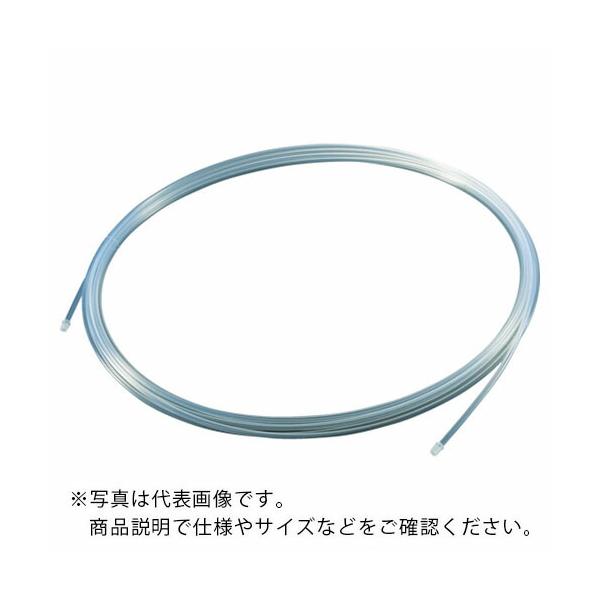 [特長]●耐熱性・耐薬品性に優れたフッ素樹脂（PFA）を使用しています。●チューブ内面が平滑で、非粘着性であることから汚れにくく、衛生面でも優れます。●耐食環境用継手チューブです。[仕様]●色：半透明●内径(mm)：6●外径(mm)：8●全...