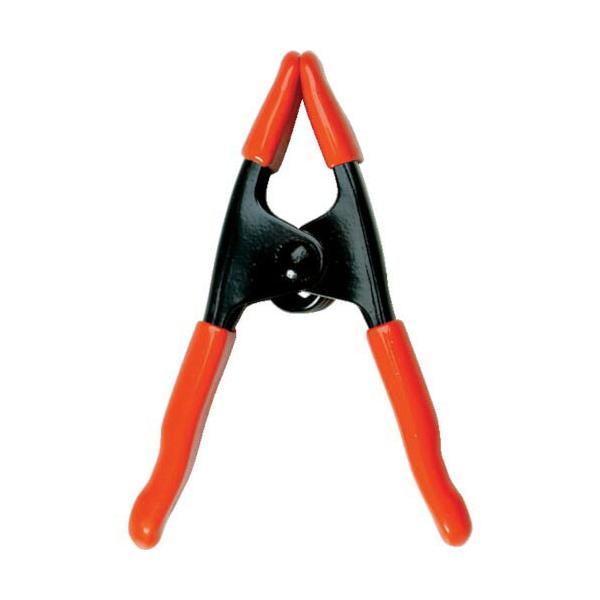 [特長]●樹脂カバー付なので、素材を傷めません。●素材をしっかりと挟むことができます。●ワークをしっかりと挟むことができます。[仕様]●全長(mm)：101●最大口開き(mm)：約35●ふところ(mm)：30●ハンドル部・ハサミ口部分：オレ...