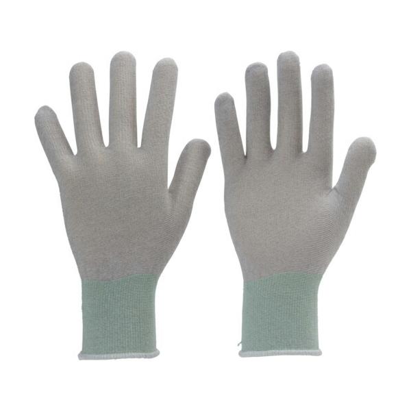 [特長]●10双入のお買い得パックです。●カーボンを含んだ長繊維ウーリーナイロンを使用し、摩擦帯電・接触帯電の発生を防ぎ、ホコリの発生を抑制します。●伸縮性の高いナイロンで手にフィットするノンコート仕様です。[仕様]●色：グレー●サイズ：L...