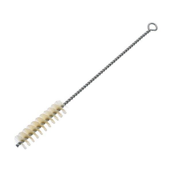 [特長]●ブラシ植毛が円筒形であるため、比較的細いパイプの内側でも掃除ができます。●耐薬品性・耐熱性に優れたねじりブラシです。[仕様]●軸径(mm)：3.8●線径(mm)：0.15●植毛部(mm)外径：19●植毛部(mm)植付：80●毛丈(...