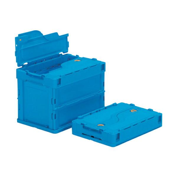 [特長]●折り畳んだ時の高さを追求。従来タイプに比べて最大35%低く、これにより輸送運賃の大幅削減・保管スペースを大幅に削減することができます。●オールプラスチック製のためリサイクルが可能です。●ペタンコO-40Bのハーフサイズ箱です。[仕...