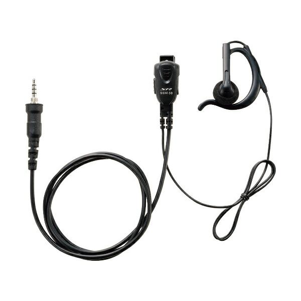 [特長]●小型タイピンマイク&amp;イヤホンです。●ネジ込みタイプ3.5φです。●装着を感じさせない軽量タイプです。●360度回転クリップ付き、左右どちらの耳にも装着が可能です。[仕様]●品名：イヤホン付タイピンマイク●適合機種：SR40...