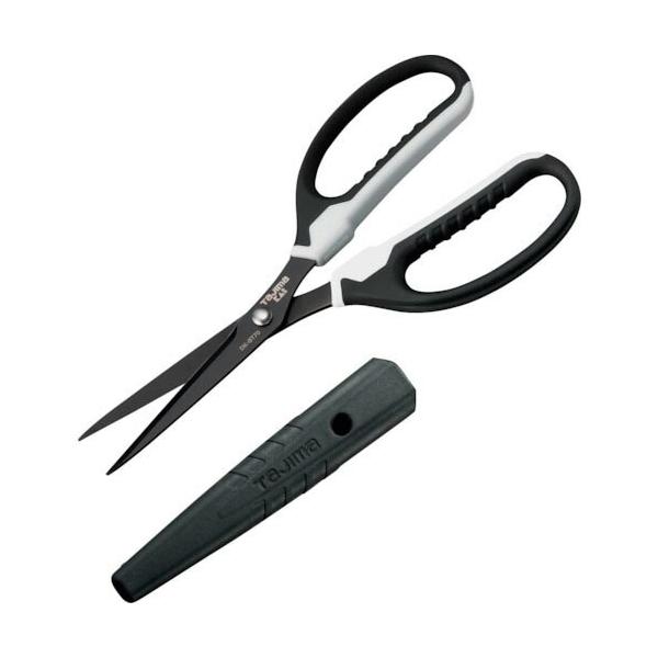 [特長]●幅広テープ(50mm)も1回で綺麗に切れる長刃設計です。●強粘着テープでも糊が付きにくいフッ素コートです。●手袋着用でも滑りにくいラバーグリップ仕様です。●細い線も滑らず切れる根元ギザ刃を装備しています。[仕様]●刃長(mm)：6...