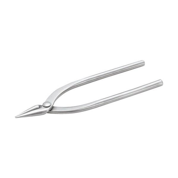 [特長]●片丸タイプです。●くわえ部にギザがなく相手に傷が付きにくいです。[仕様]●全長(mm)：120●先端形状：片丸[材質／仕上]●ステンレス（SUS410）