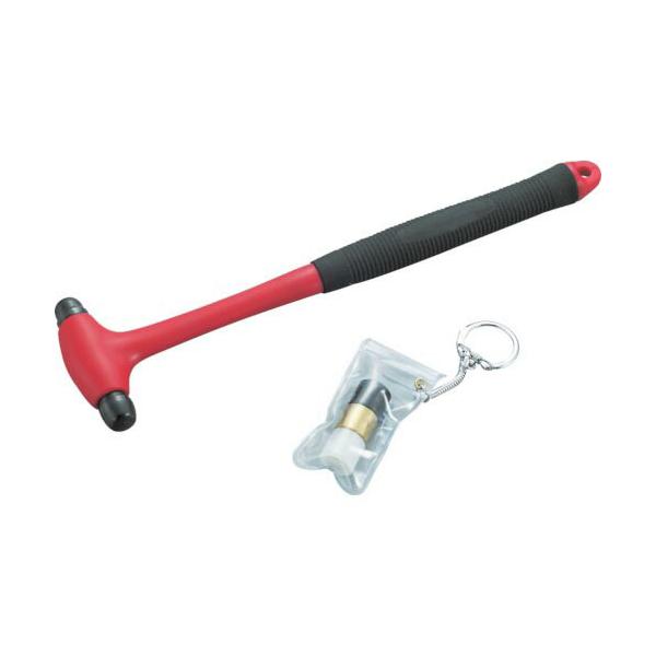 [特長]●特殊鋼にプラスチックの一体成型でヘッドが抜けず安心です。●打撃の振動を吸収する新構造のハンドルには、滑りにくいエラストマー樹脂を使用しています。●鋼の芯材により、木柄の3倍の耐久力を実現しました。●頭部は特殊鋼を内部まで全体焼き入...