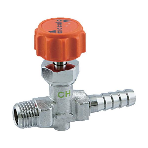 [特長]●ニードルバルブと継手の一体化コンパクトな形状です。●特有のカラー感覚とデザインは機器の機能と美観を高めます。[仕様]●接続口径D：R1/8●高さ(mm)：44●奥行(mm)：-10〜80℃(凍結箇所は除く)●使用流体：水、空気、油...