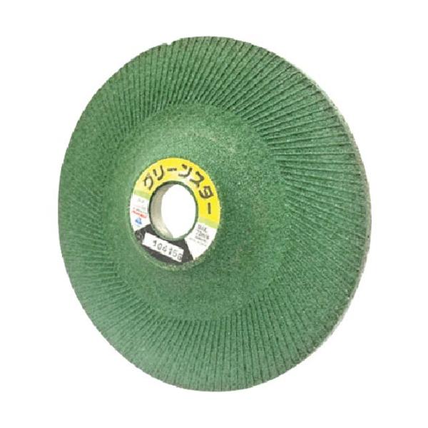 [特長]●特殊製法により研削時の低振動・低騒音を実現します。●爽快な使用感で特殊配合による高い研削能力と高い作業性が得られます。[仕様]●粒度(#)：36●砥材：MC●外径(mm)：100●厚さ(mm)：6●穴径(mm)：15●最高使用回転...