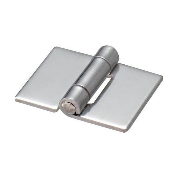 [仕様]●全長(mm)：25●幅(mm)：32●厚さ(mm)：1.5●耐荷重(kg)2個使用時：3●取付方法：溶接タイプ●表面処理：鏡面バフ研磨仕上げ●軸径(mm)D2：6.3[材質／仕上]●ステンレス（SUS304）[注意]●提供不可：c...