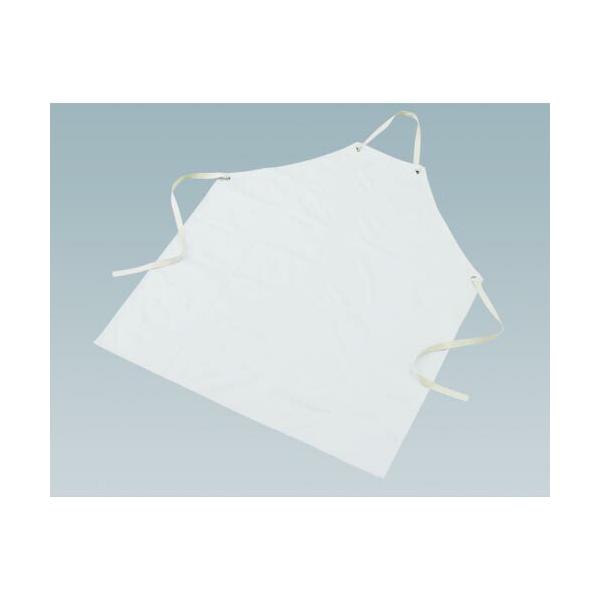 [特長]●水や油に強く、強力タイプの防水前掛けです。●抗菌防臭加工済です。[仕様]●色：ホワイト●サイズ：M●着丈(cm)：105●幅(cm)：90●厚さ(mm)：0.38●タイプ：胸当●ひも長さ：80cm(3本)●厚さ：0.38mm[材質...