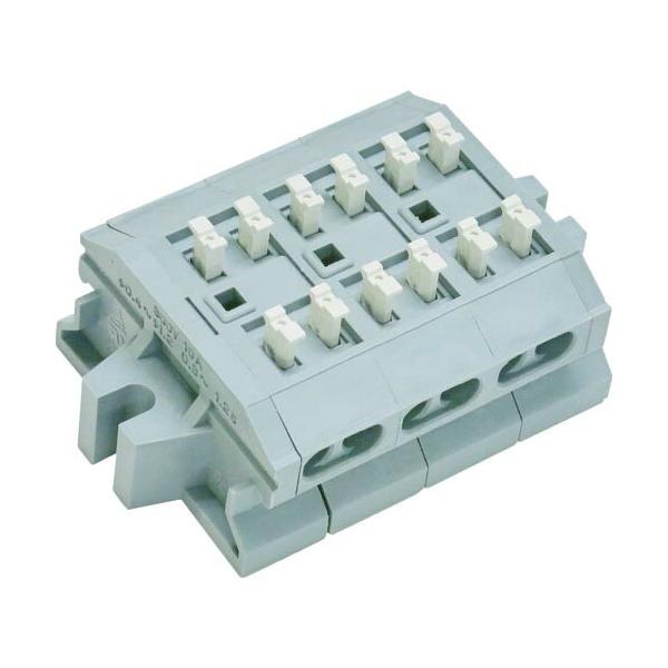 [特長]●単線・より線に対応した中継用端子台です。●結線の作業効率UPと作業者による結線のバラツキがなくなります。●ワンタッチで安定した結線接続ができます。●はんだ付けなしで被覆をむいていただくだけでダイレクトに結線できます。（むき線長10...