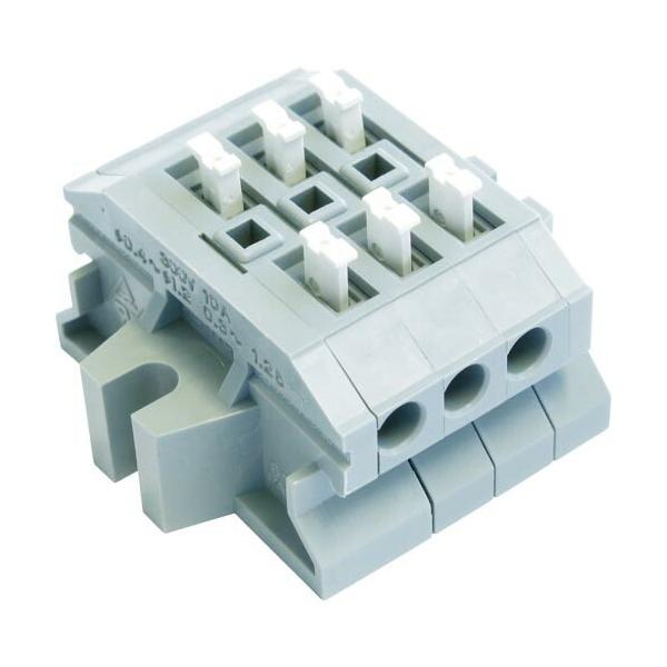 [特長]●単線・より線に対応した中継用端子台です。●結線の作業効率UPと作業者による結線のバラツキがなくなります。●ワンタッチで安定した結線接続ができます。●はんだ付けなしで被覆をむいていただくだけでダイレクトに結線できます。（むき線長10...